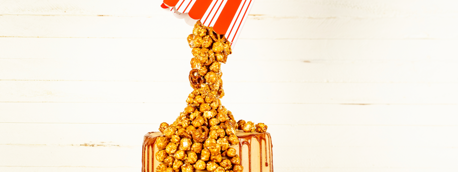 Gravity Defying Caramel Popcorn Cake | Florida Crystals