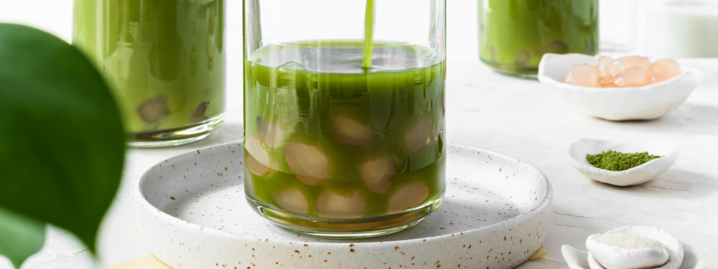 Green Tea Bubble Tea | Florida Crystals