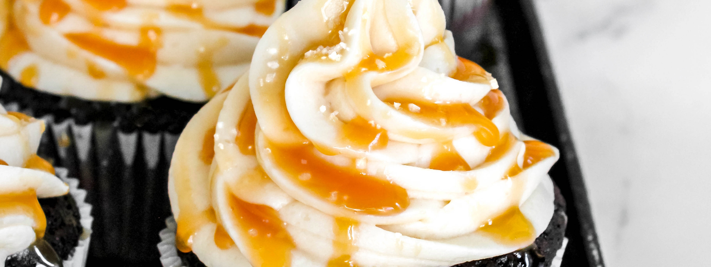 Salted Caramel Chocolate Cupcakes | Florida Crystals