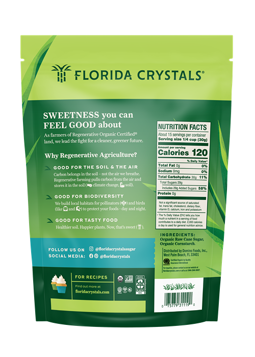 Florida Crystals® Regenerative Organic Powdered Sugar | Florida Crystals